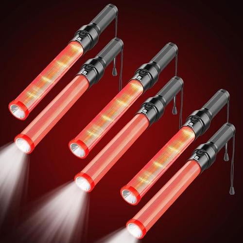 Jual Roadhero 6 Pack Traffic Wands 16 Inch Led Traffic Control Baton ...