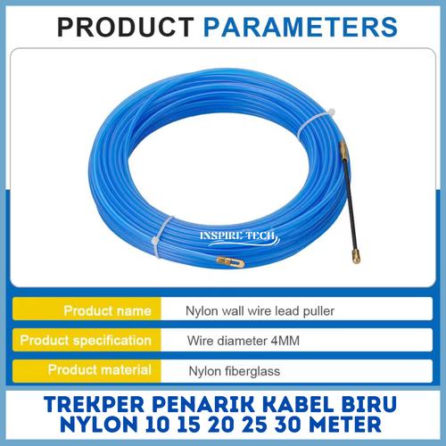 Jual NYLON CABLE PULLER BIRU PENARIK KABEL TREKPER PENARIK CONDUIT ...
