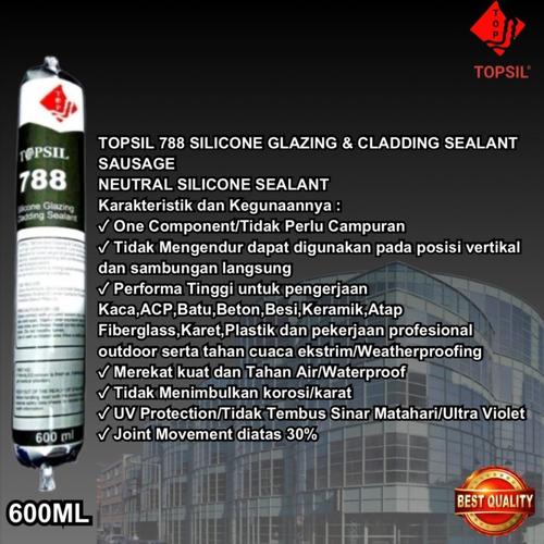 Jual LEM ACP SOSIS NETRAL TOPSIL 788 (SETARA IKASEAL/DOWSIL)GLAZING ...