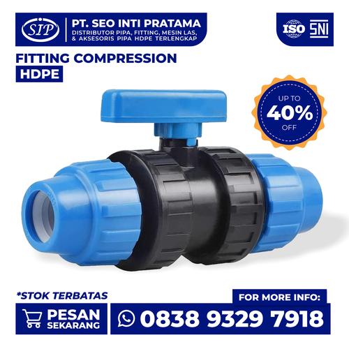 Promo Ball Valve Compression 2 ½" Inch (75mm) | Stop Kran Compression | Fitting Compression Pipa ...