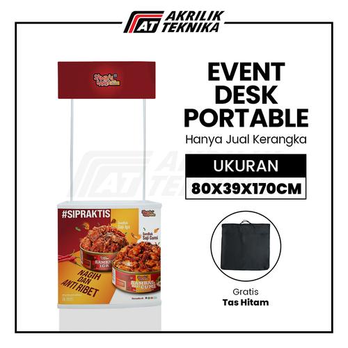Promo Event Desk / Booth Portable PVC / Meja Promosi / Meja Jualan ...