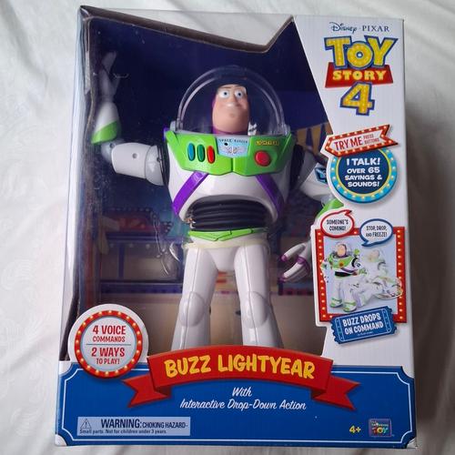 Jual Toy story buzz lightyear talking interactive drop down action ...