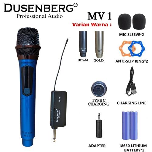 Jual Mic Wireless DUSENBERG PAVO W1, Single Mic Karaoke, Mc, Pidato ...