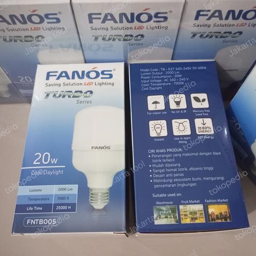 Jual Lampu LED Fanos Turbo 20w Fanos 20 watt - Jakarta Timur - JKT Tool ...
