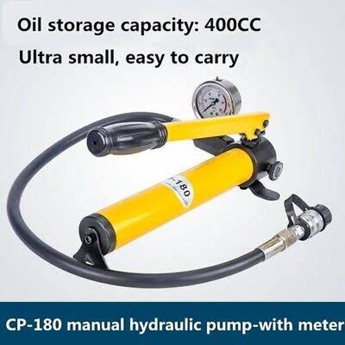 Jual Hydraulic Pump 400ml Pressure Gauge CP-180 Pompa Hidrolik 400cc Manual - Jakarta Barat ...