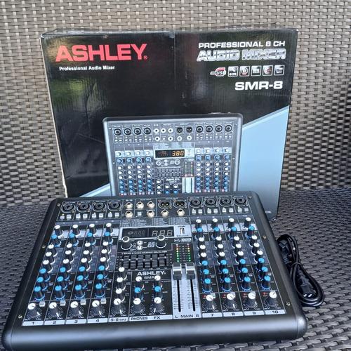 Jual Mixer Ashley SMR 8 SMR8 Channel Efek 320Dsp USB MP3 Bluetooth ...