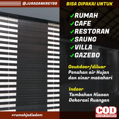 Jual CUSTOM Krey Bambu Gulung Tahan air dan panas lengkap dengan ...