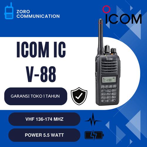 Jual HT Icom IC- V88 Waterproof Original VHF V 88 V88 V-88 ICV88 - Kota ...
