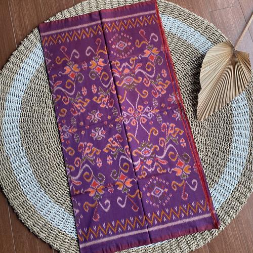 Jual KAIN TENUN ENDEK KHAS BALI MOTIF PATRA DIMENSI UNGU GRINGSING ...