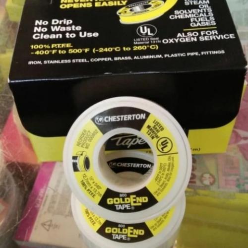 Jual Seal Tape Chesterton - 800 GOLD END TAPE - ½" x 540"/12,7mm x 13 ...