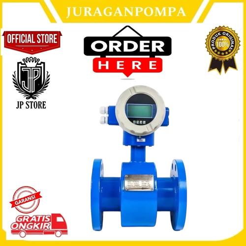 Jual Flowmeter Electromagnetic DN100 4"Inch Flow Meter Electromagnetic ...