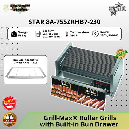 Jual Alat Pemanggang Star Grill-Max Roller Grills with Built-in Bun ...
