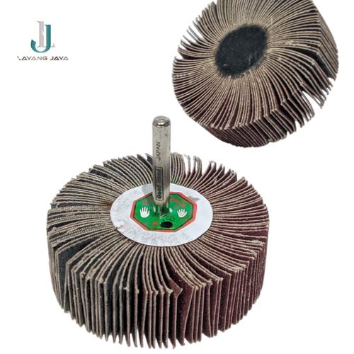 Promo flap wheel 80x25x6 mm grit 80/fan grinder - Kab. Bogor - Layang ...