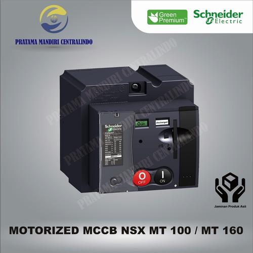 Jual Motorised MT100 / MT160 LV429434 Motorized MCCB NSX 220V SCHNEIDER ...