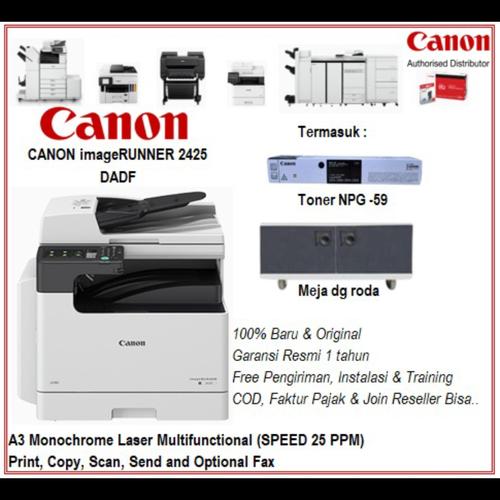 Jual Mesin Fotocopy CANON iR 2425 DADF atau CANON imageRUNNER 2425 DADF ...