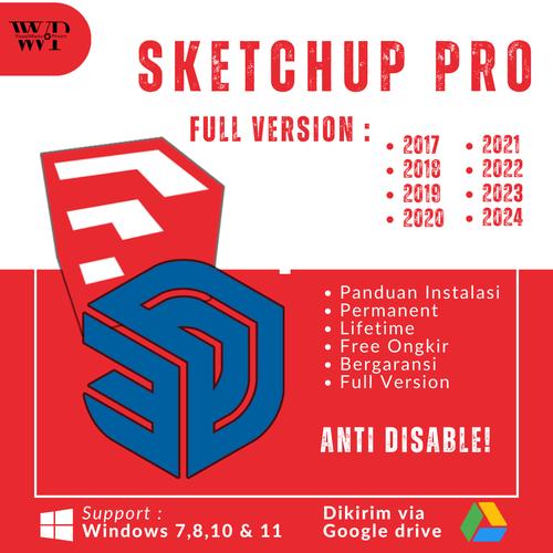 Promo SketchUp Pro Versi Baru / Lama 2024, 2023, 2022, 2021, 2020, 2019 ...