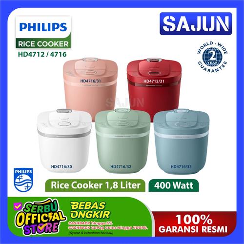 Promo PHILIPS Rice Cooker Digital 1.8L - HD4716 HD4712 Fresh Defense ...