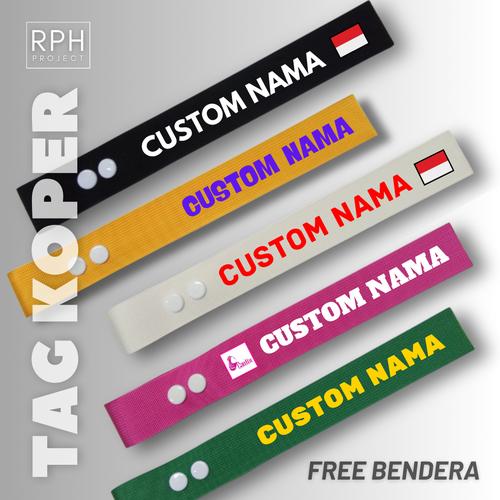 Jual Luggage Tag Koper Custom Nama Penanda Koper Umroh Label Tanda ...