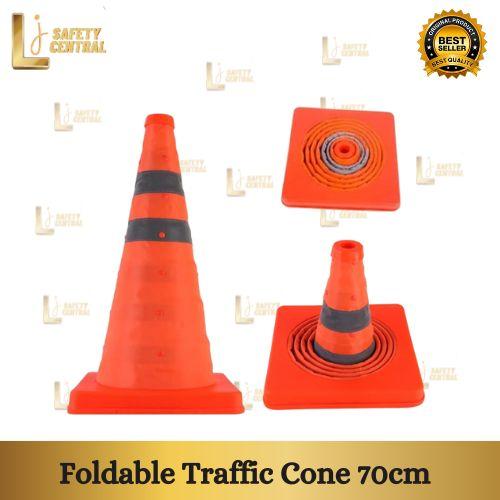 Promo Foldable Traffic Cone Emergency 70cm / Kerucut Lalu Lintas Lipat - Jakarta Utara - LJ ...