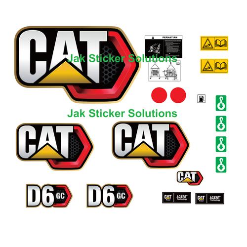 Jual Stiker Dozer Cat D6GC Decal Sticker Caterpillar - Kab. Cirebon ...