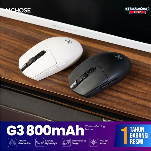 Promo MCHOSE G3 / G-3 Tri-Mode Dual 1K High-Performance Wireless PAW ...