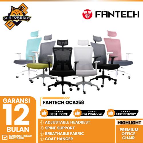 Promo FANTECH OCA258 PREMIUM OFFICE CHAIR - WHITE Cicil 0% 3x - Kota ...