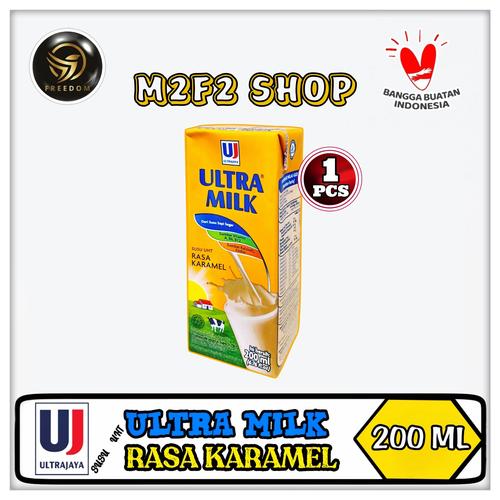 Jual Susu Ultra Milk Rasa Karamel | Caramel Kotak UHT - 200 ml (Satuan ...