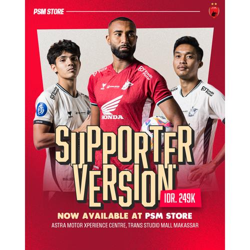 Promo Supporter Version PSM Makassar Jersey 2024/25 - DRX Wear | Jersey ...