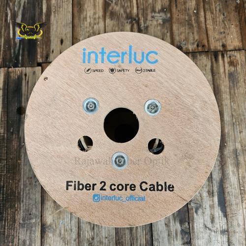 Jual Kabel Dropcore 2 Core 3 Seling Interluc 1KM DC 2C 3S 1000M Fiber ...