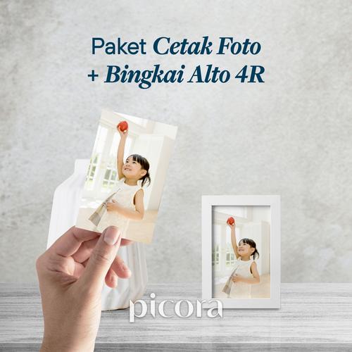 Jual PICORA Paket Cetak Foto + Bingkai ALTO 4R (10x15cm) Pigura Frame ...