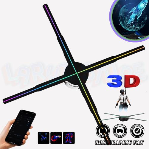 Jual Kipas Hologram Holographic Fan 3D HD Display WiFi App Proyektor ...