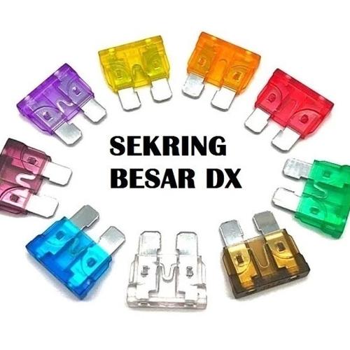 Jual Fuse DX Sekring Tusuk Tancap Besar Macro 10A 15A 20A 25A 30A ...