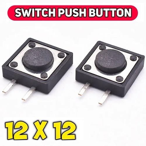 Jual Mini Tact Switch 12x12 2pin 5mm Momentary push Button 12x12mm 2 ...