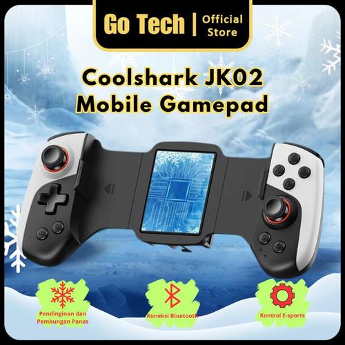 Jual Go Tech - 100%original Coolshark jk02 Mobile Gamepad Controller Professional Pubg Genshin ...