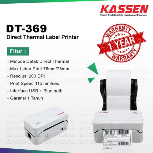 Promo PRINTER BARCODE KASSEN DT360 Setara Xprinter XP-360 Label Thermal ...