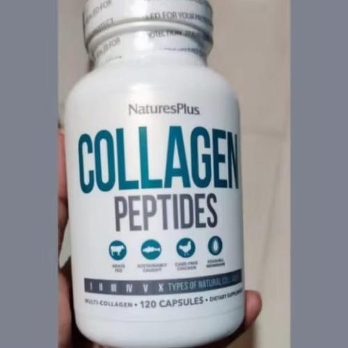 Jual NaturesPlus Collagen Peptides 120 Kapsul - Collagen Type I II III ...