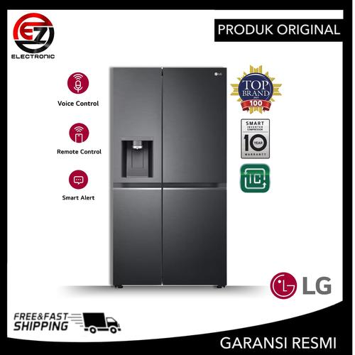 Promo LG GC-L257CQEL KULKAS SIDE BY SIDE LG ICE MAKER- DISPENSER ...