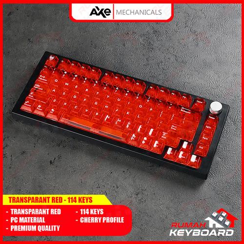 Jual KEYCAP - KEYCAPS - CHERRY - TRANSPARAN RED - PC - RGB - SEE ...