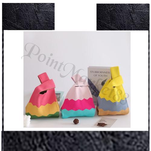 Jual Premium knitted korea bag - tas rajut Lucu - hampers bag - tote ...