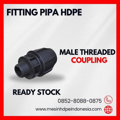 Jual Male Threaded Coupling ukuran 25 x 3/4 | Sok Drat Luar Pipa Hdpe ...