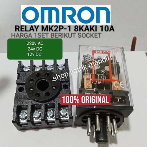 Jual 1SET RELAY OMRON MK2P-I 220V relay mk2p 220vac 10A original - Jakarta Barat - shop listrik ...