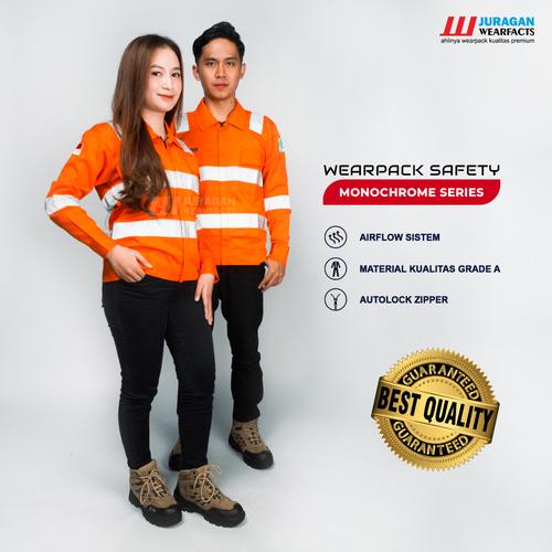 Promo Juragan Wearfacts - Wearpack Kerja Safety Warna Orange Lengan ...