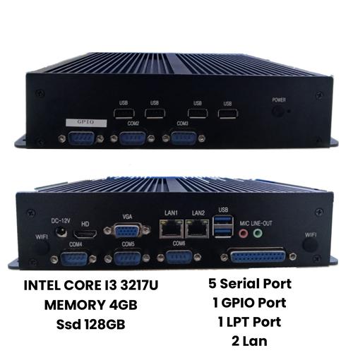 Jual INDUSTRIAL MINI PC CORE i3 3217U -5 Serial port RS232 DB9 -1 ...