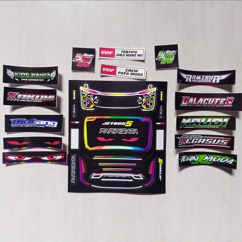 Jual Stiker bus Stiker lampu miniatur jb3 dan jb5 - Lampu jb5 - Kab ...