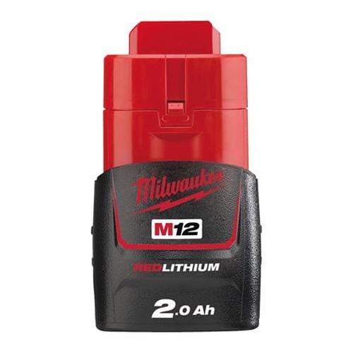 Jual Baterai Cordless 12V 2.0Ah Milwaukee M12B2 Battery M12 ORIGINAL ...