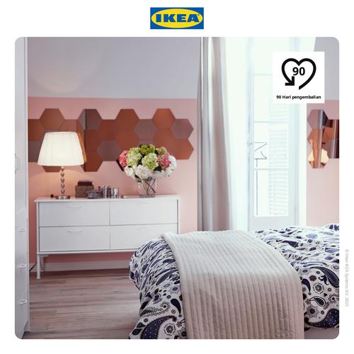 Promo IKEA MUSKEN Lemari Penyimpanan 4 Pintu Putih 118x65 cm - Assembly ...
