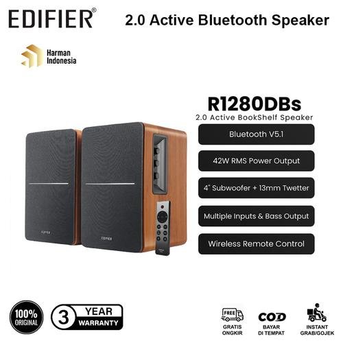 Jual EDIFIER R1280DBs 2.0 Active Bookshelf Speaker Bluetooth 5.1 - Black - Jakarta Pusat ...