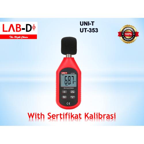 Jual Sound Level Meter UNI-T 353 UT 353 Alat Pengukur Kebisingan Suara Include Sertifikat ...