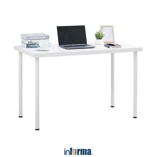 Jual Informa Berka 120 cm Meja Kantor - Putih Office Table Furnitur ...