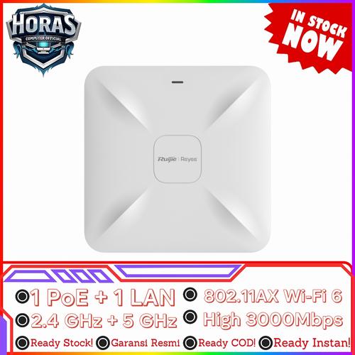 Jual Ruijie RG-RAP2200G AX1800 PoE Wi-Fi 6 Dual Band Gigabit Access ...